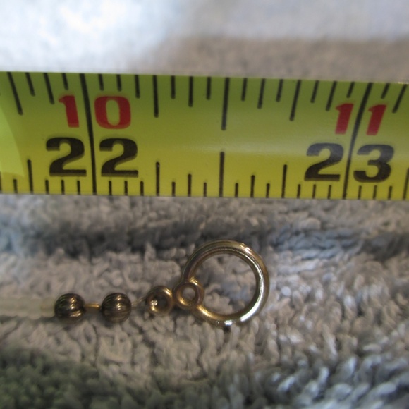 Jewelry | Vintage 22 Inch White Beads Black Stone Necklace | Poshmark